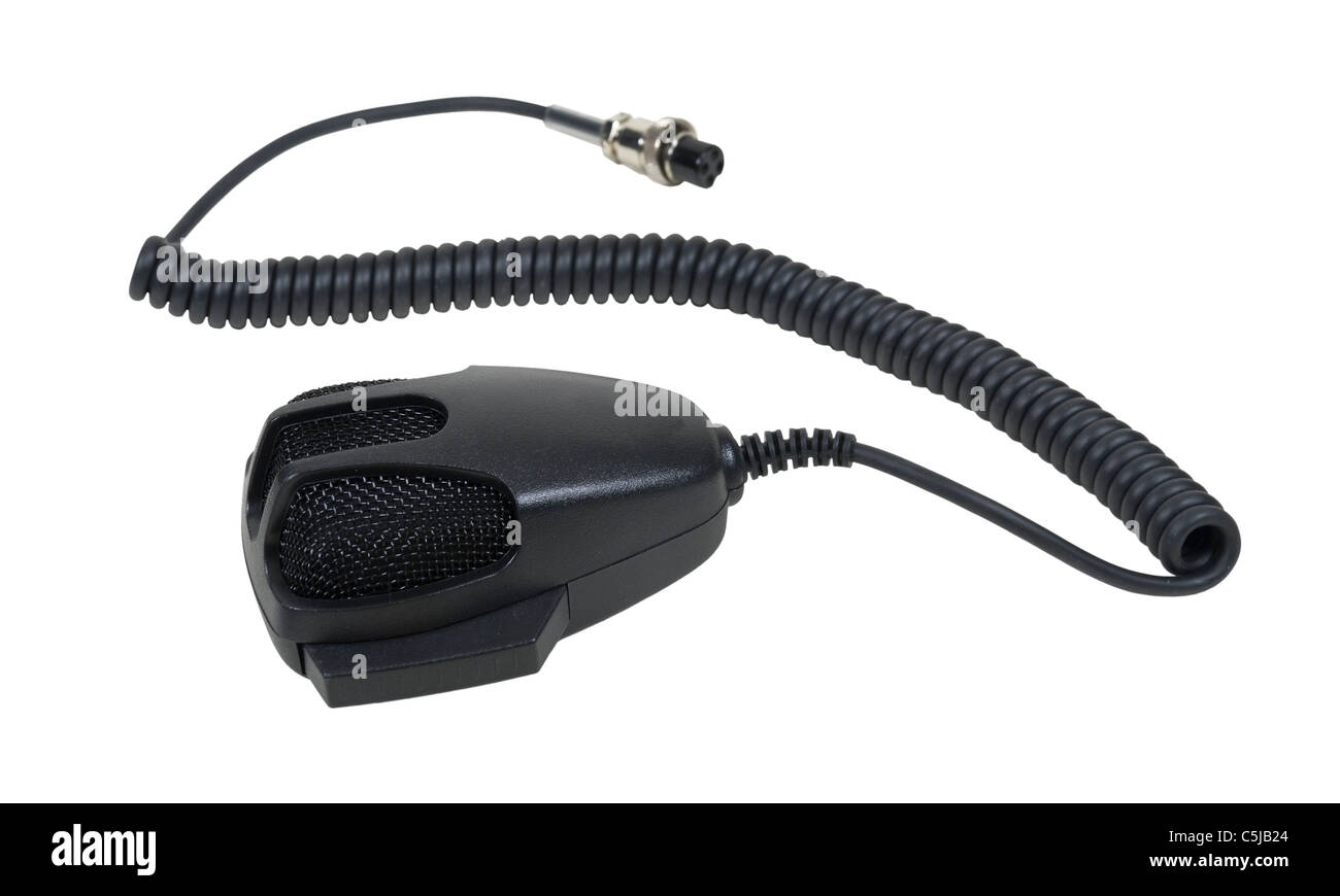 Handheld radio microphone hi-res stock photography and images - Alamy