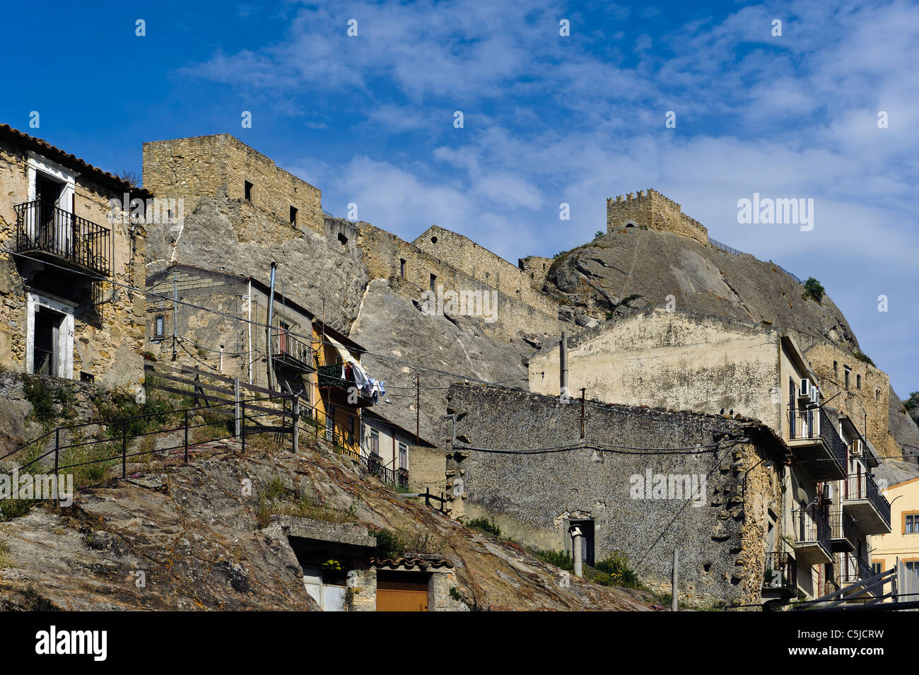 Castle of Sperlinga, Sicily, Italy Stock Photo - Alamy