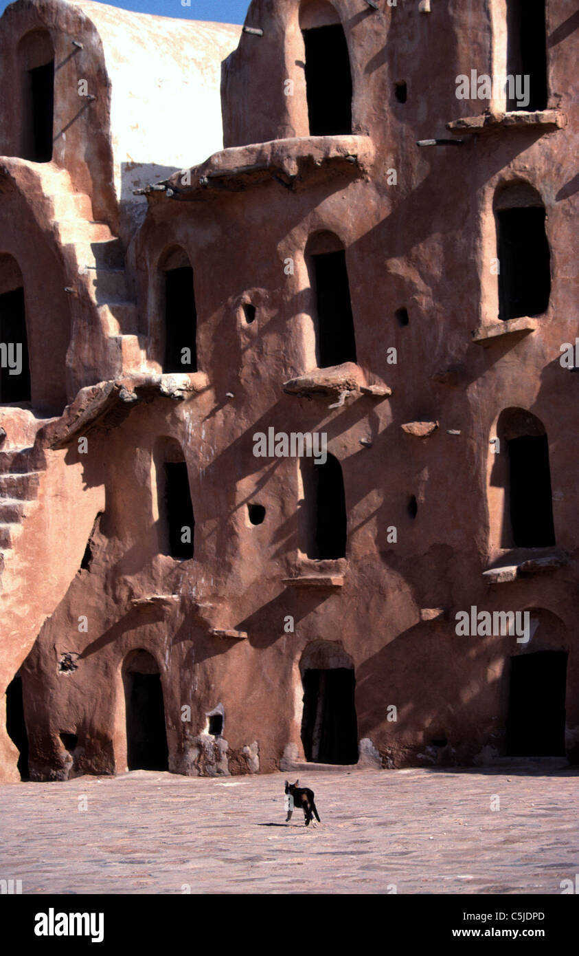 Ksar Ouled Soltane, Cat, Tunisia, star wars, red, berber, building ...