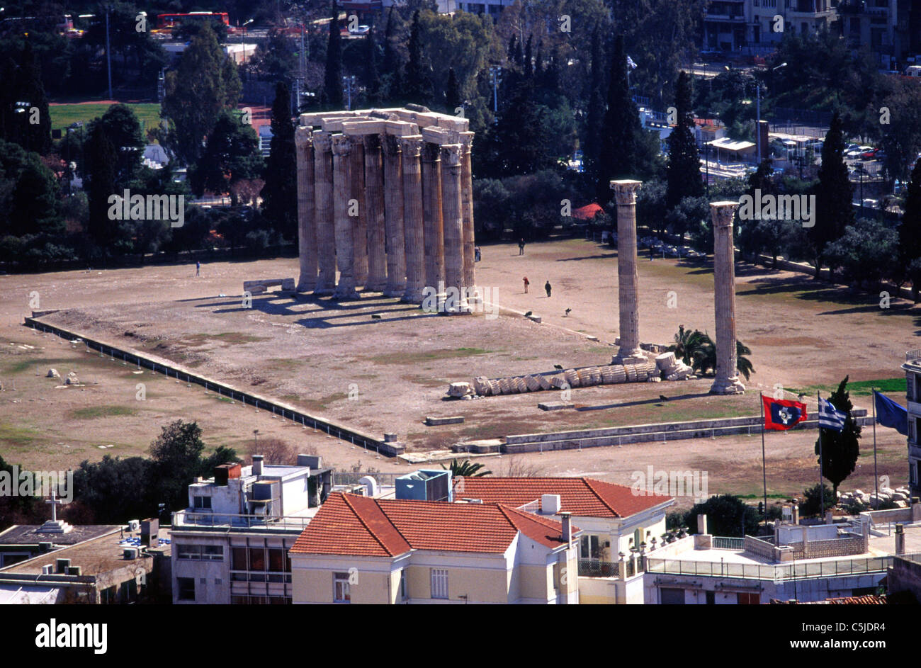 Temple of Zeus, Athens, Greece Stock Photo - Alamy