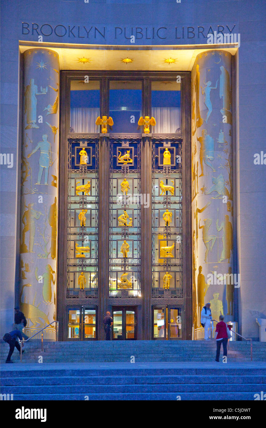 Brooklyn Public Library New York City Stock Photo - Alamy