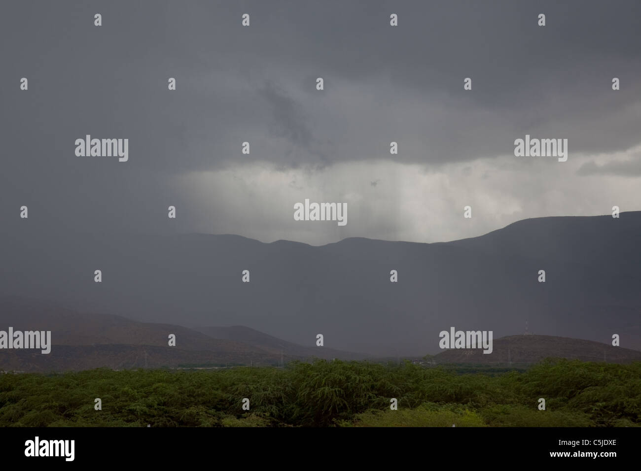 Beginning to rain, in Haiti Stock Photo - Alamy