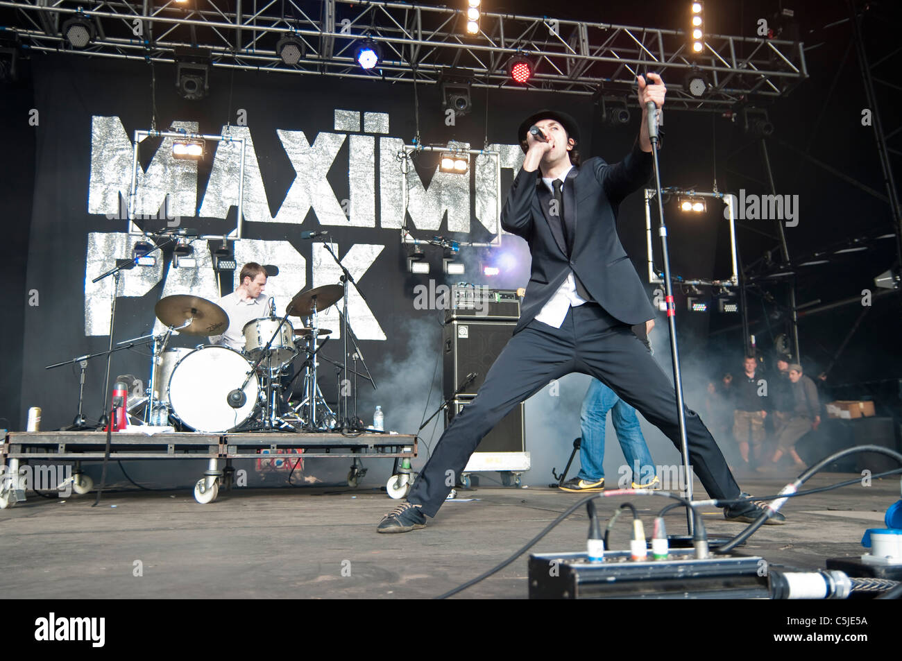 Paul Smith From Maximo Park performs at Ben & Jerrys Sundae Festival ...