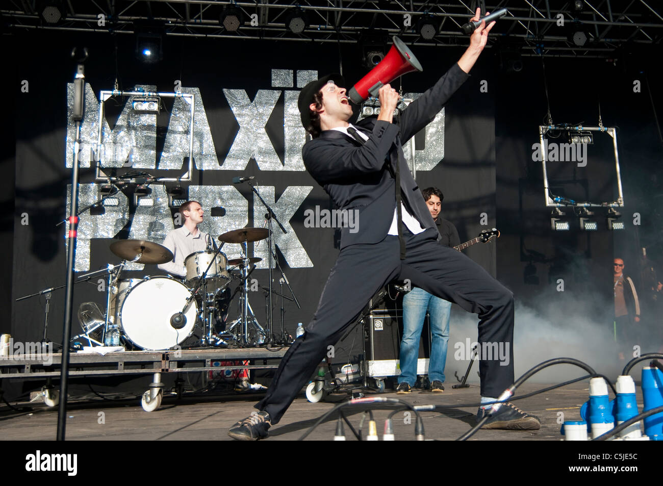 Paul Smith From Maximo Park performs at Ben & Jerrys Sundae Festival ...