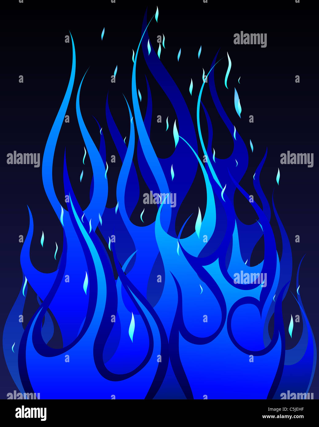 Inferno fire vector background for design use Stock Photo - Alamy