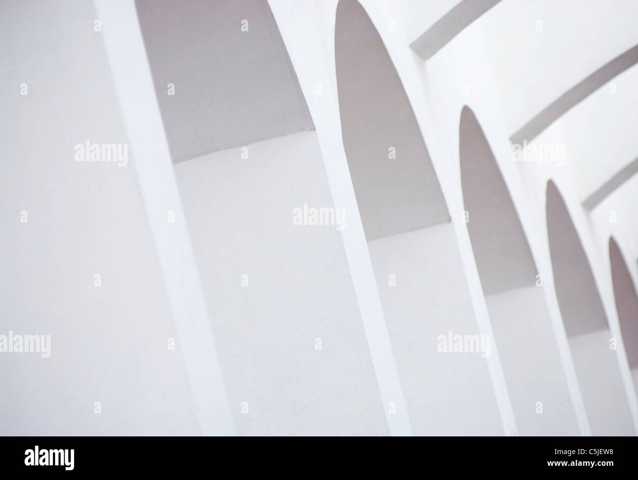 Abstract architecture in repeating arches form an interesting ...