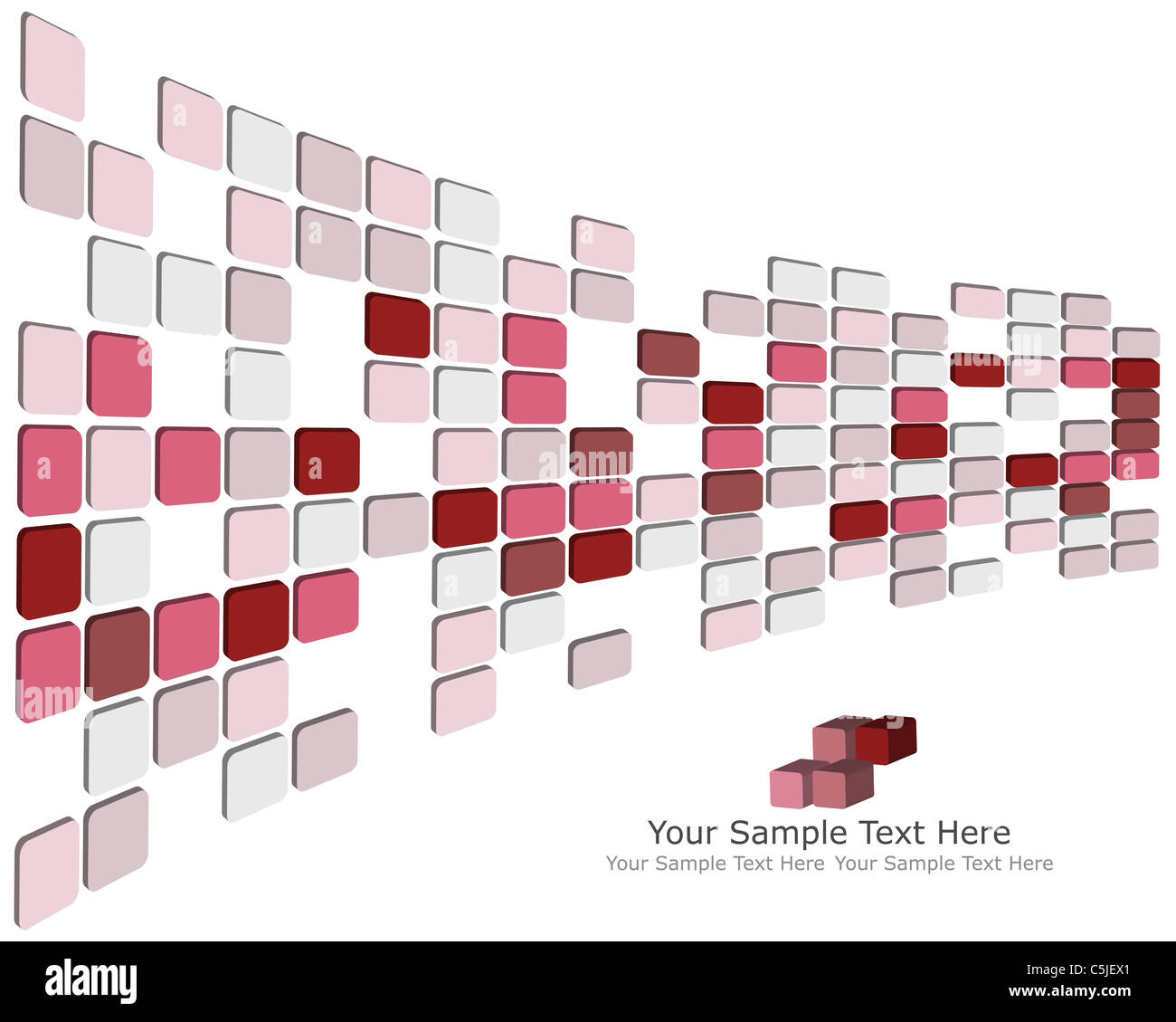 Abstract 3d checked business background for use in web design Stock ...