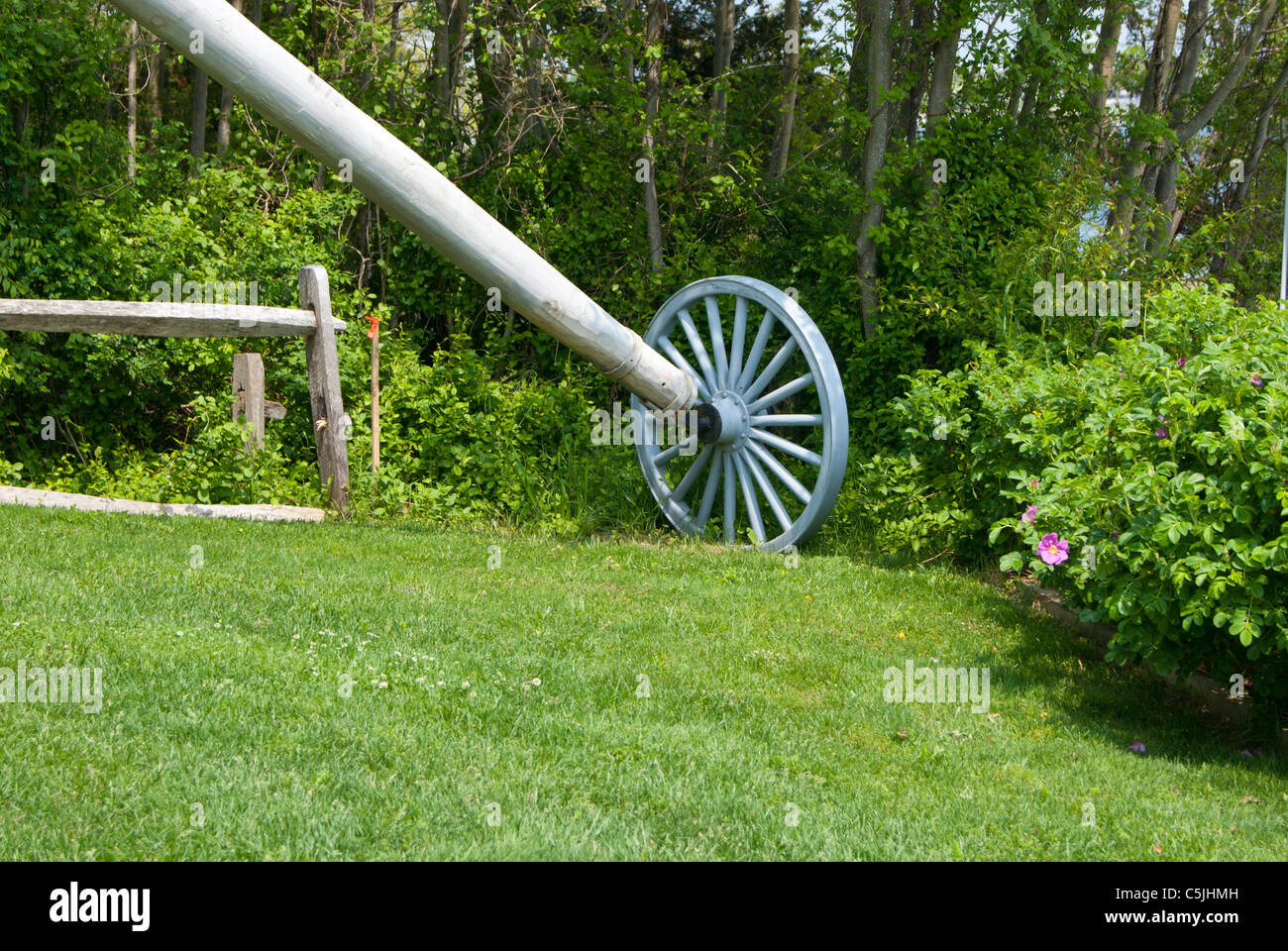 An old windmill rotation wheel Stock Photo - Alamy