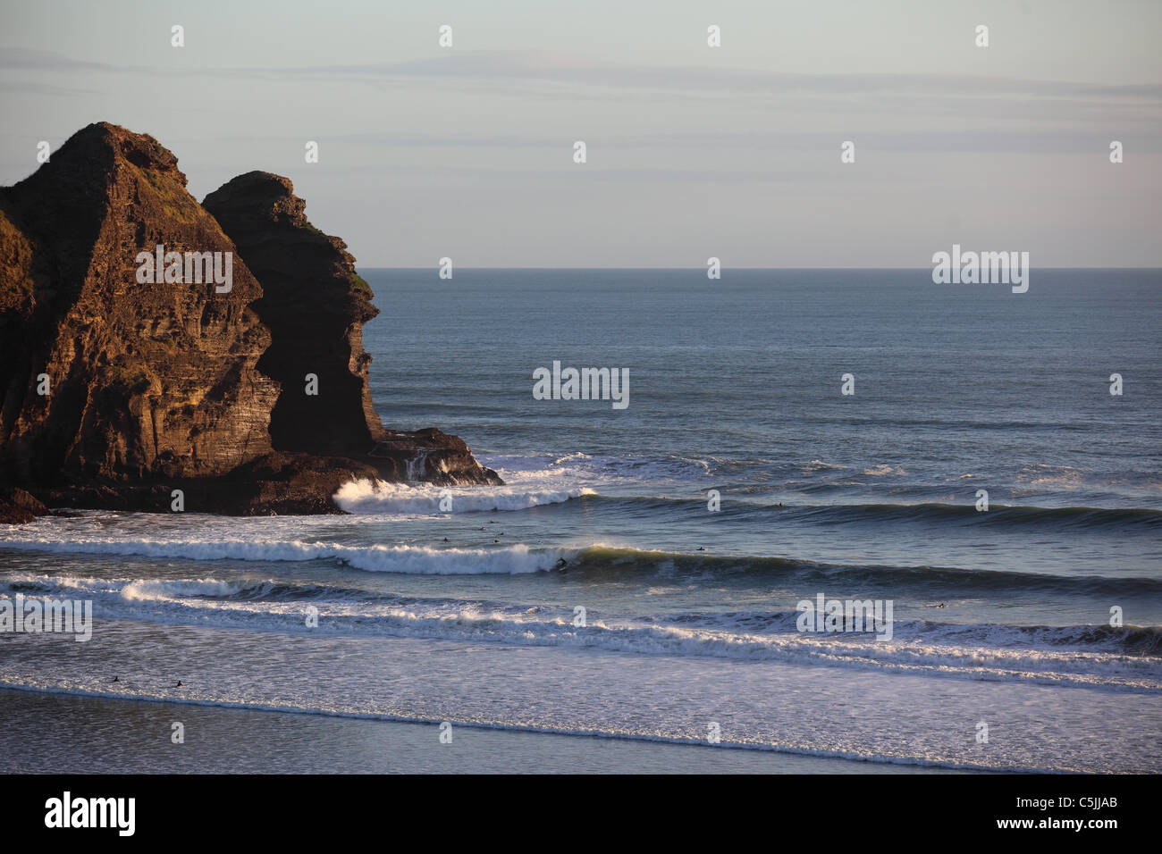 Piha surfers hi-res stock photography and images - Alamy