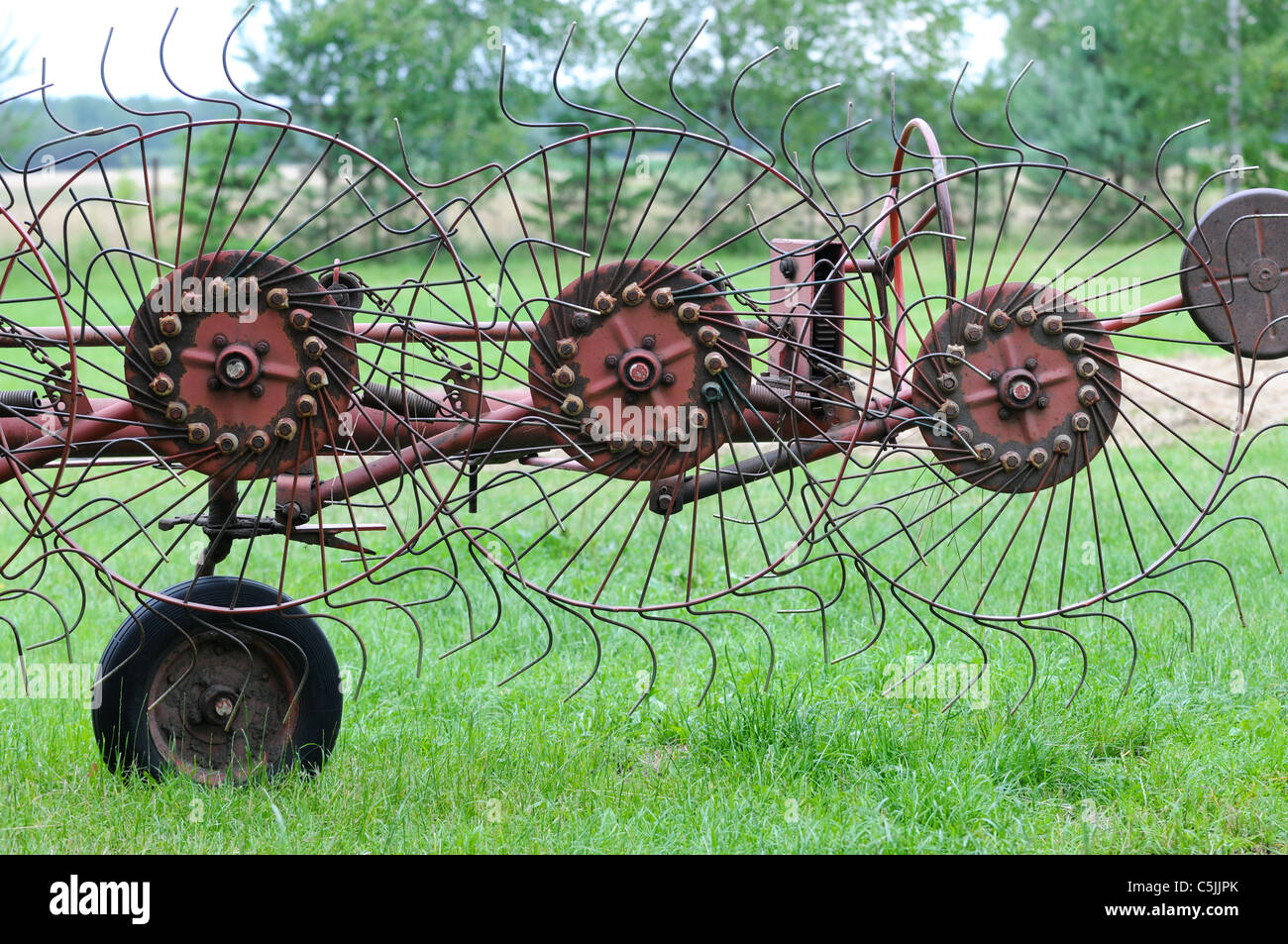 Hay turner hi-res stock photography and images - Alamy