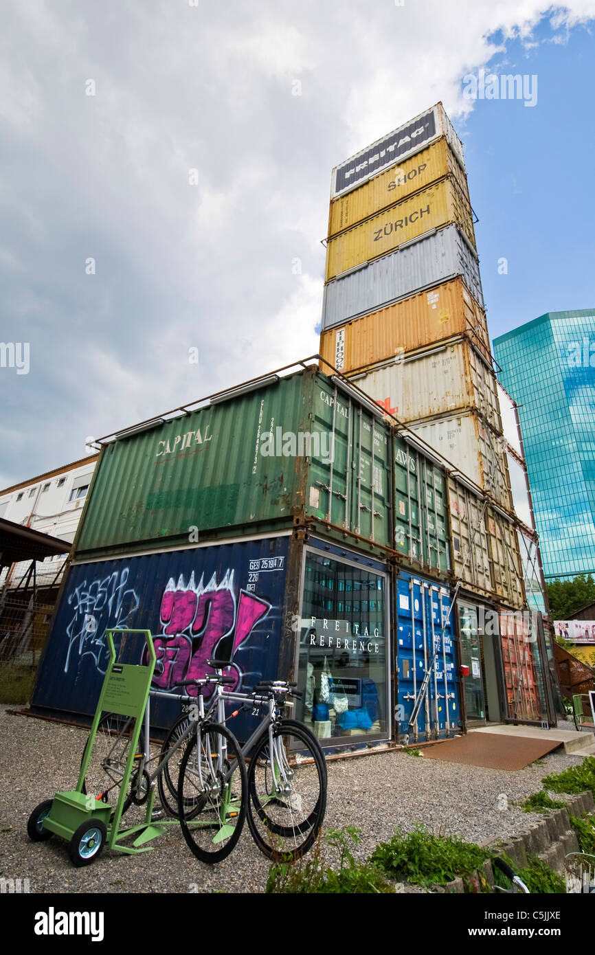 Freitag container hi-res stock photography and images - Alamy