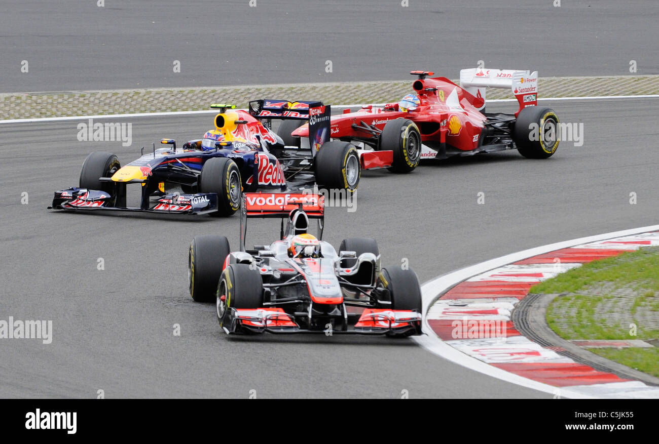 Mark webber with fernando alonso hi-res stock photography and images ...