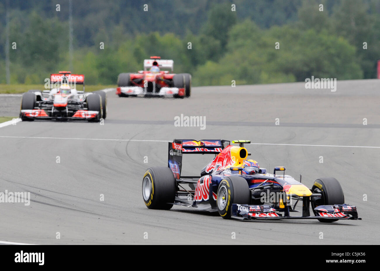Mark webber with fernando alonso hi-res stock photography and images ...