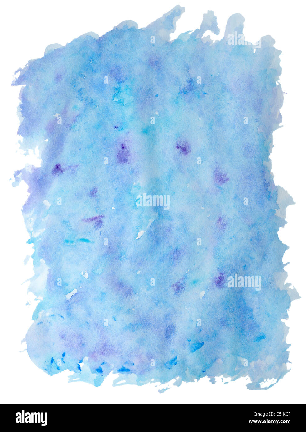 Blue watercolor background shades Cut Out Stock Images & Pictures - Alamy