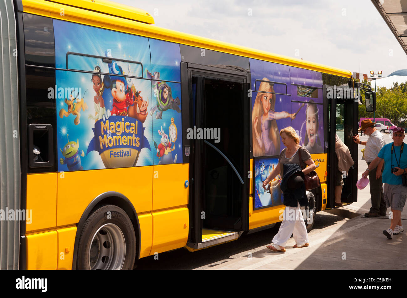 Free Buses laid on for people staying in the Disney hotels at ...