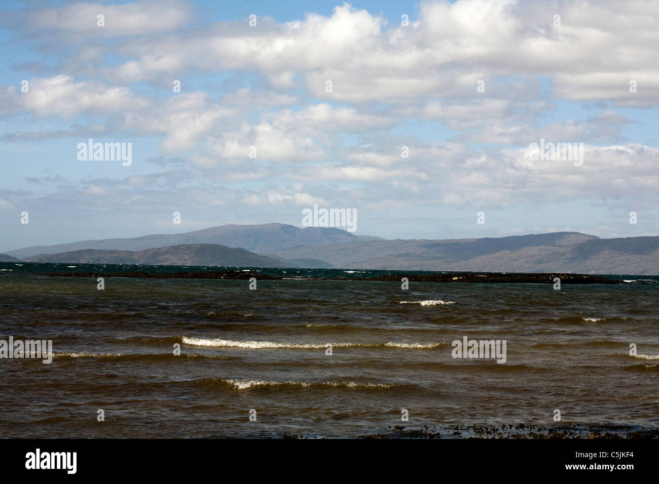The Applecross Mountains from Rubha Ardnish Beach Breakish Broadford ...
