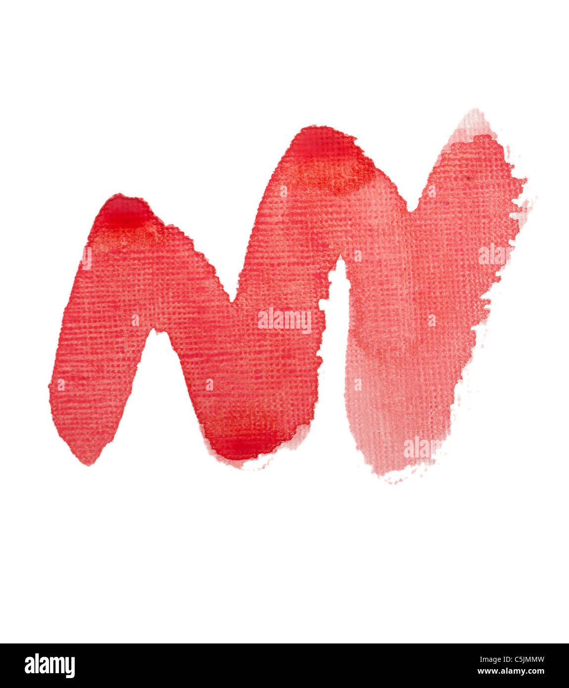 Watercolor paint strokes bright Cut Out Stock Images & Pictures - Alamy