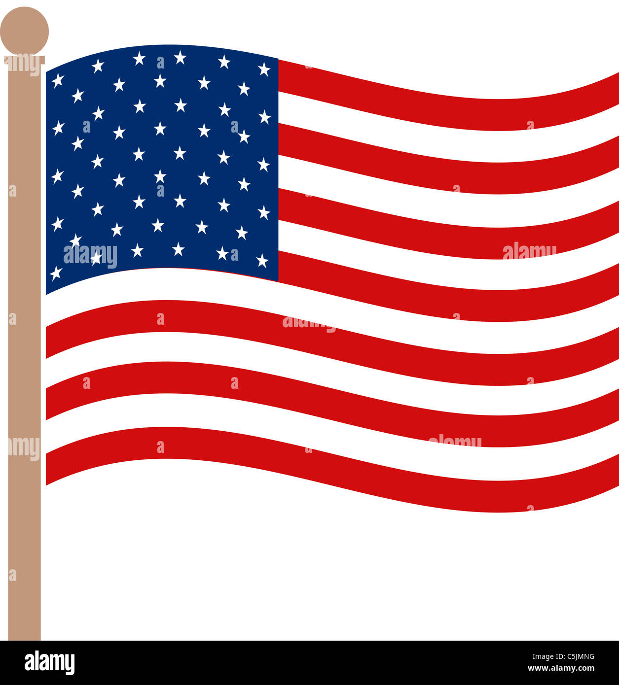 USA flag illustration - exclusive to Alamy only Stock Photo - Alamy