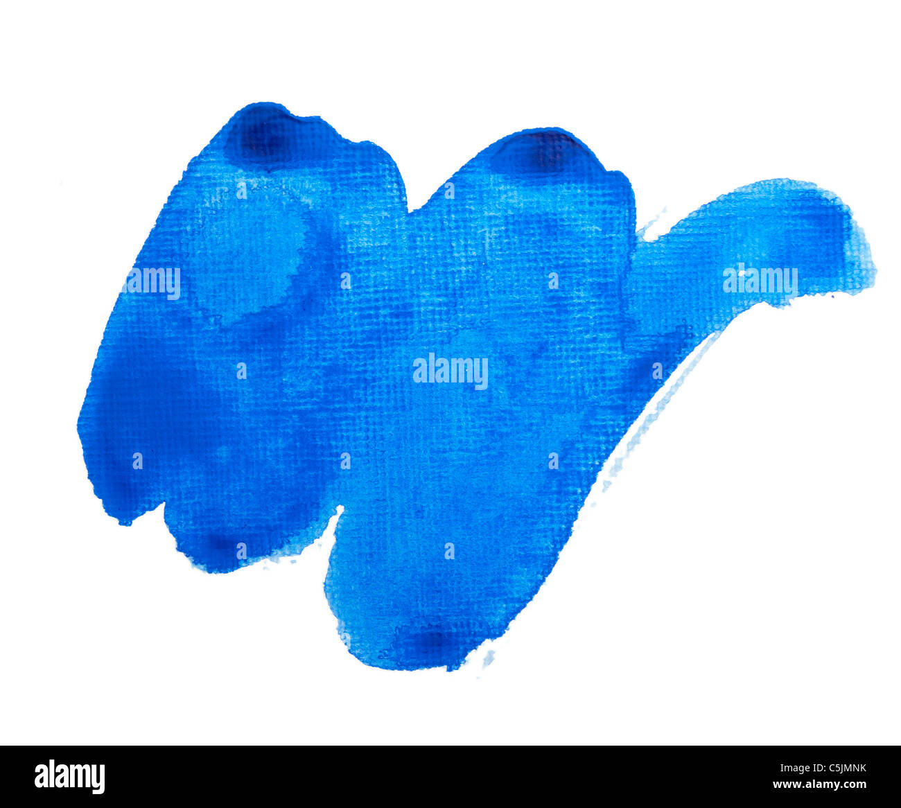 Watercolor paint strokes bright Cut Out Stock Images & Pictures - Alamy