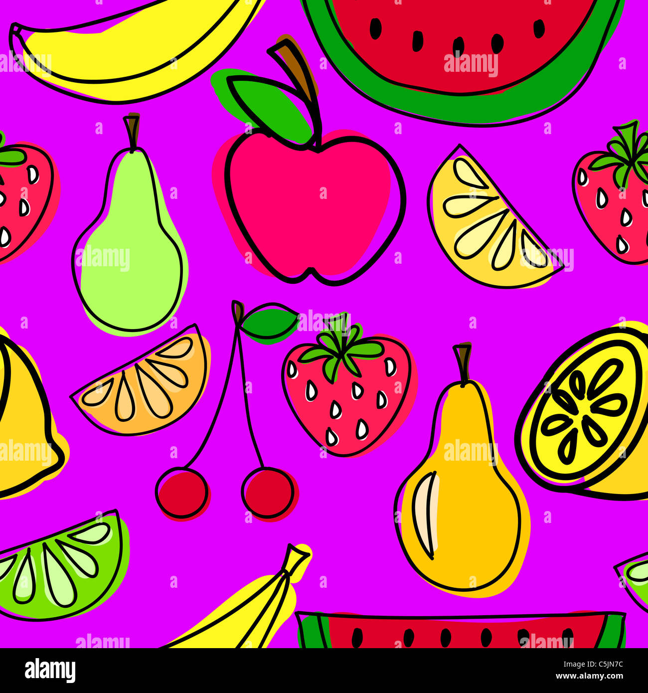 Fruit background - seamless - exclusive to Alamy Stock Photo - Alamy