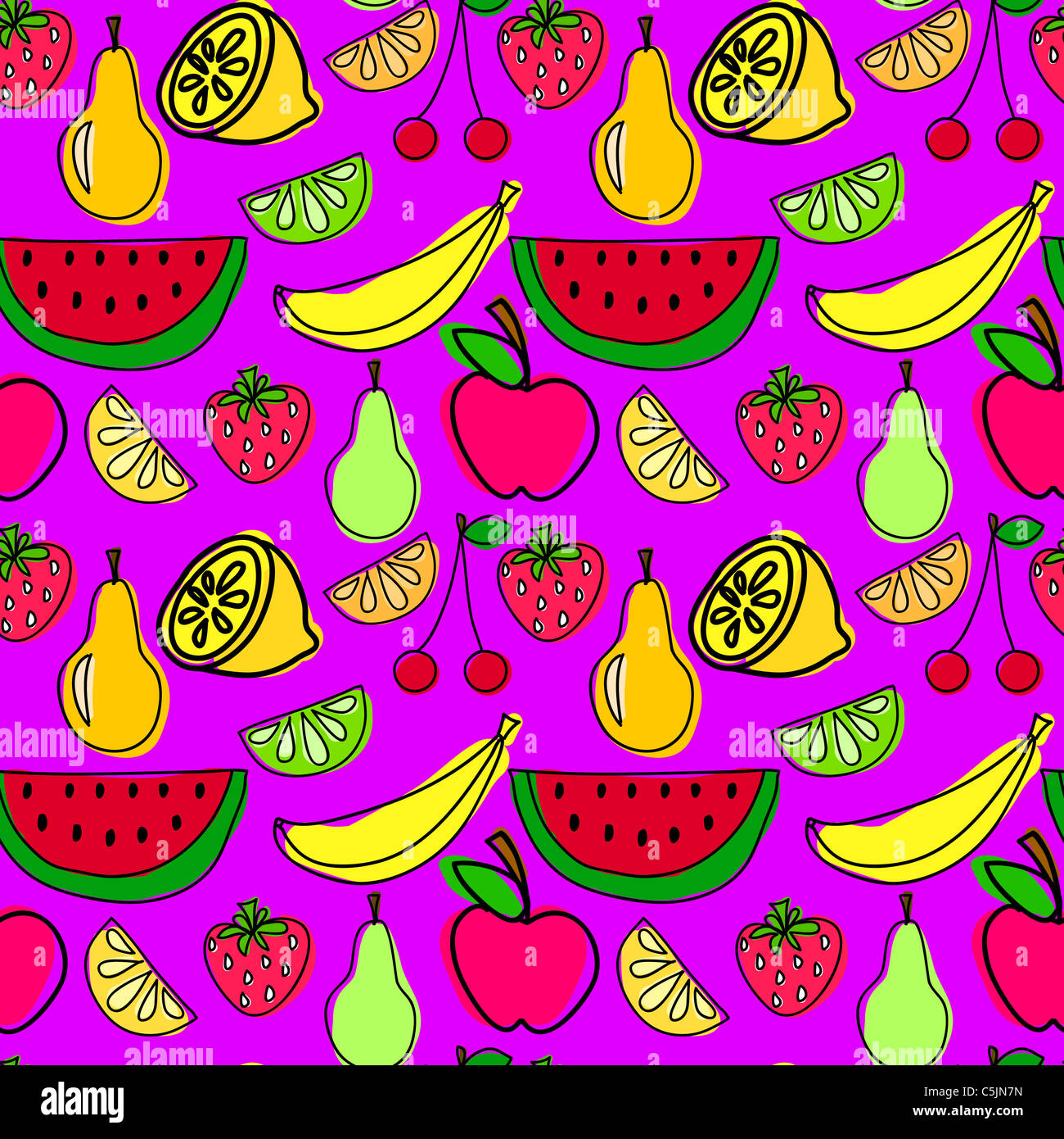 Fruit background - seamless - exclusive to Alamy Stock Photo - Alamy