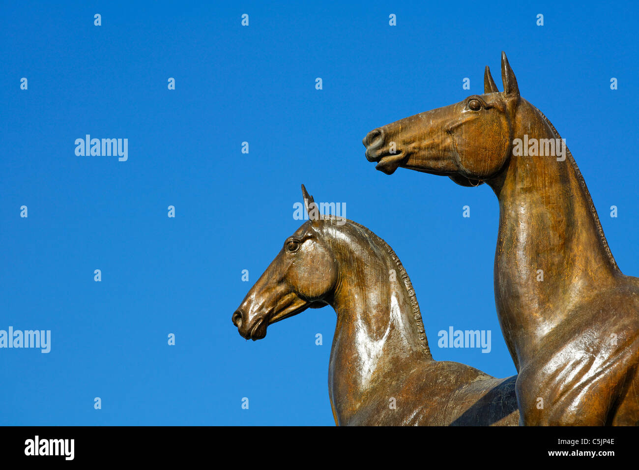 Turkmenistan ashgabat statues ashgabat independence hi-res stock ...