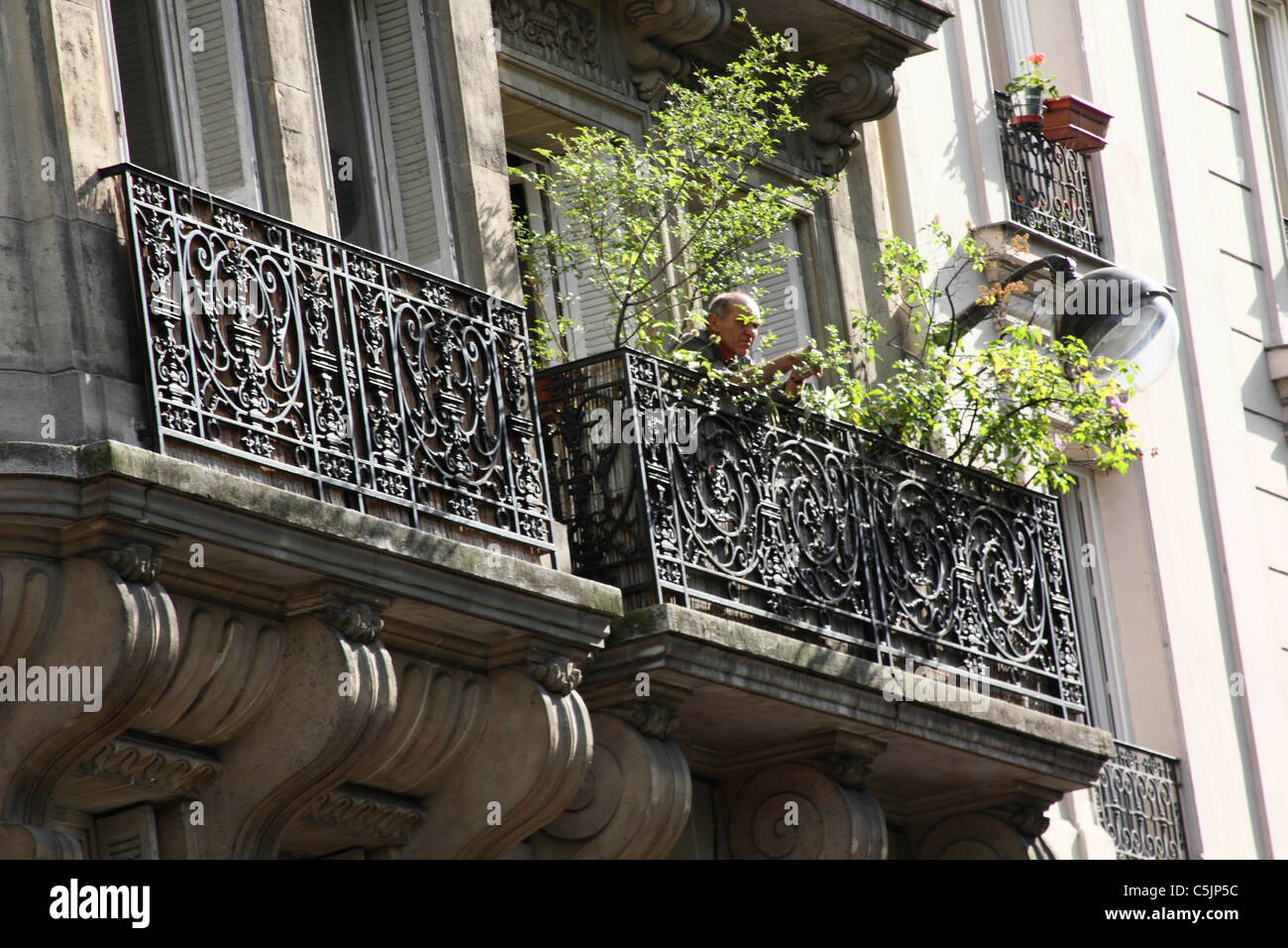 Wrought iron balcony hi-res stock photography and images - Alamy