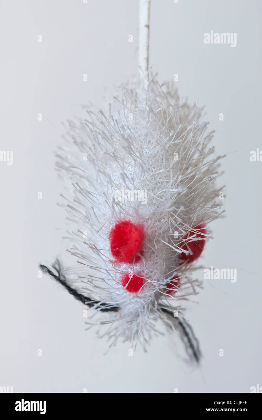 Dangling mouse cat toy Stock Photo - Alamy