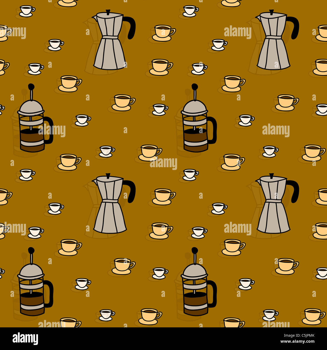 Coffee theme background Stock Photo - Alamy