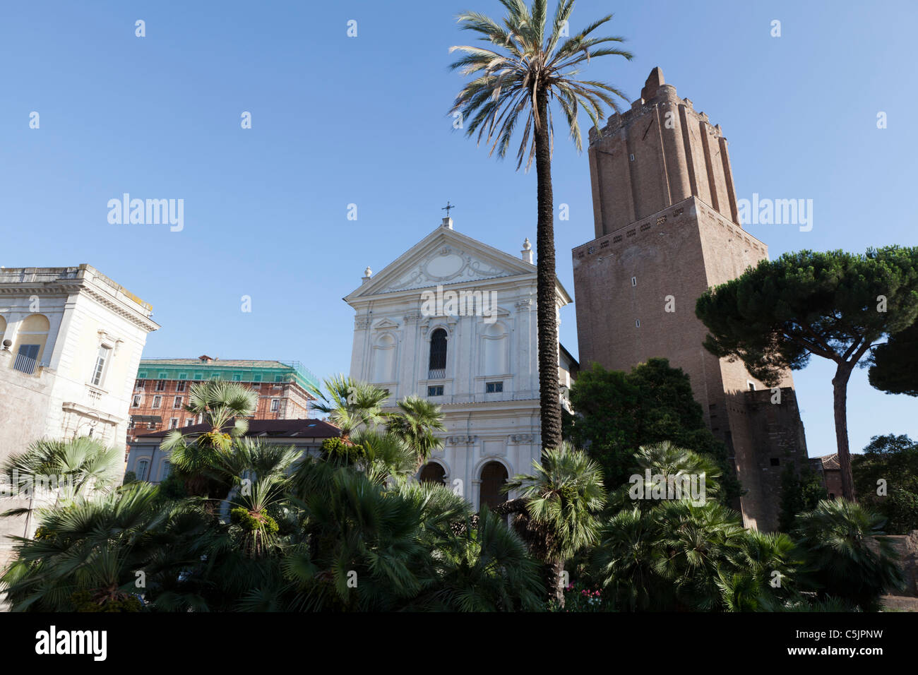 Torre delle milizia Rome Stock Photo - Alamy