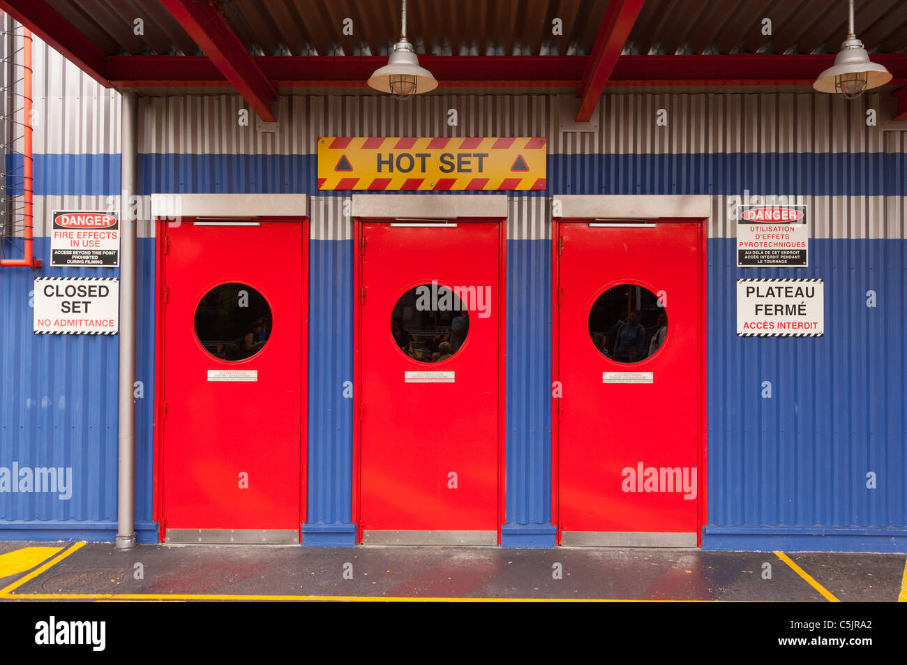 Film set doors at Disneyland Paris in France Stock Photo - Alamy