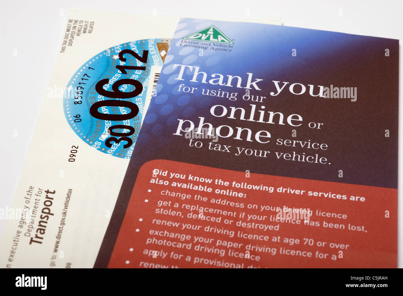 Vehicle Tax Disc High Resolution Stock Photography and Images - Alamy