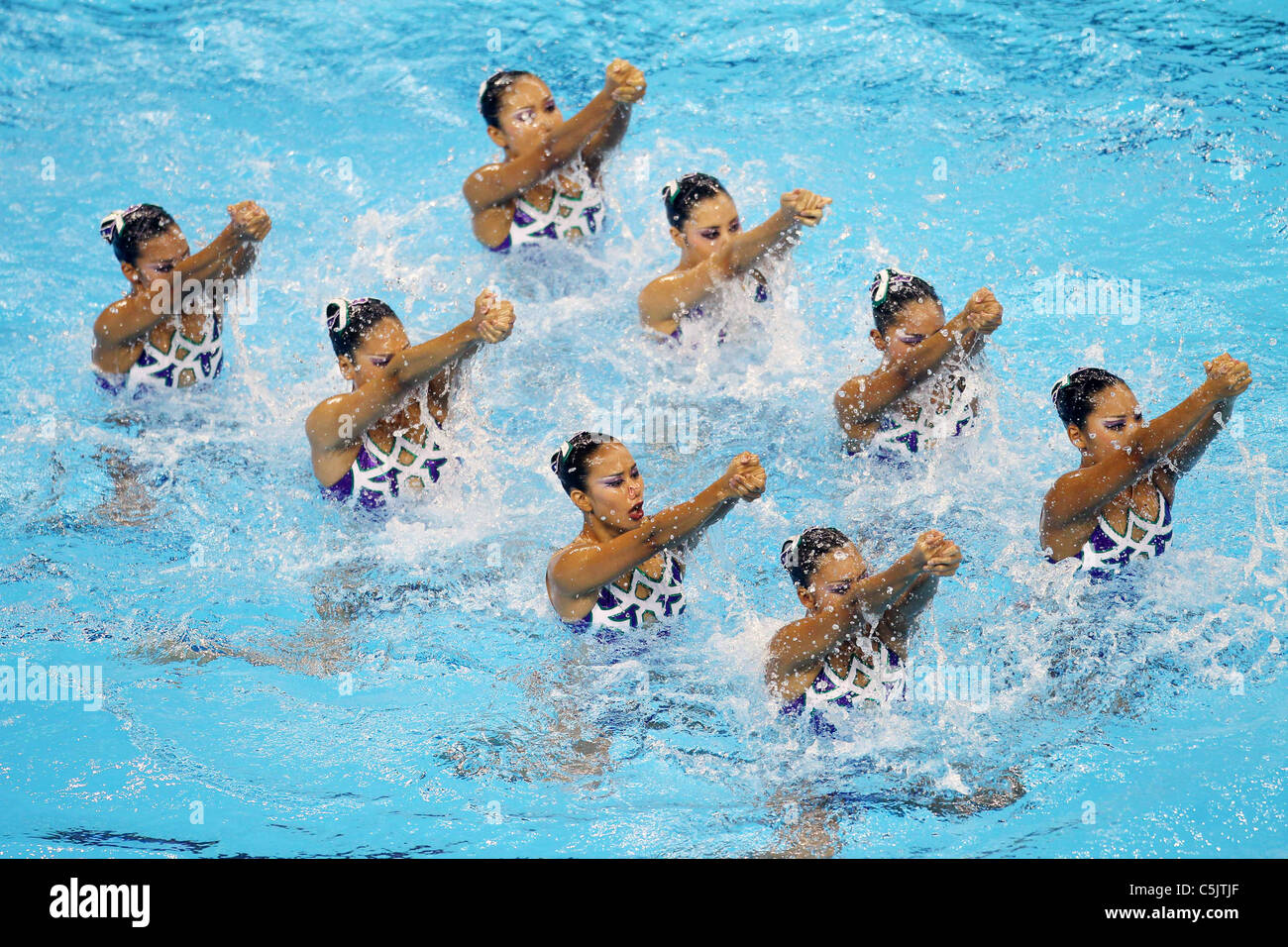 Japan Synchronized Swimming National Team Group for 14th FINA World ...