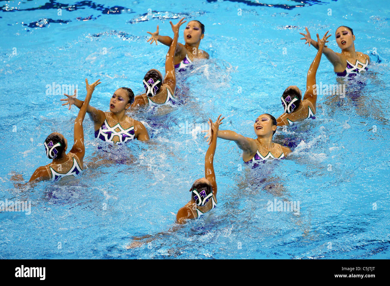 Japan Synchronized Swimming National Team Group for 14th FINA World ...