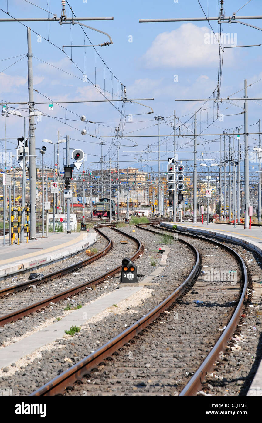 Rome, Italy Tiburtina train station Stock Photo - Alamy