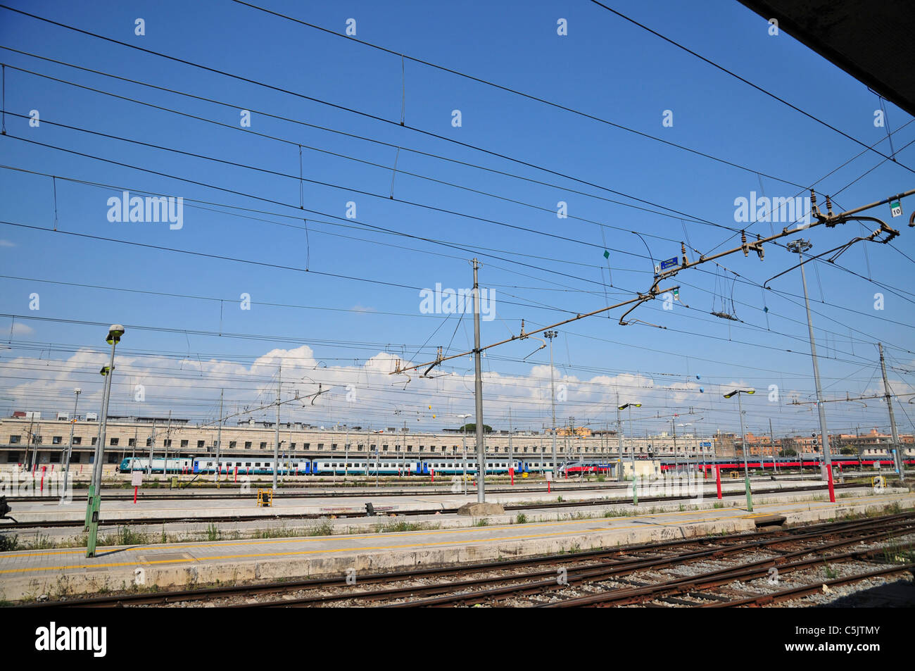 Rome, Italy Tiburtina train station Stock Photo - Alamy