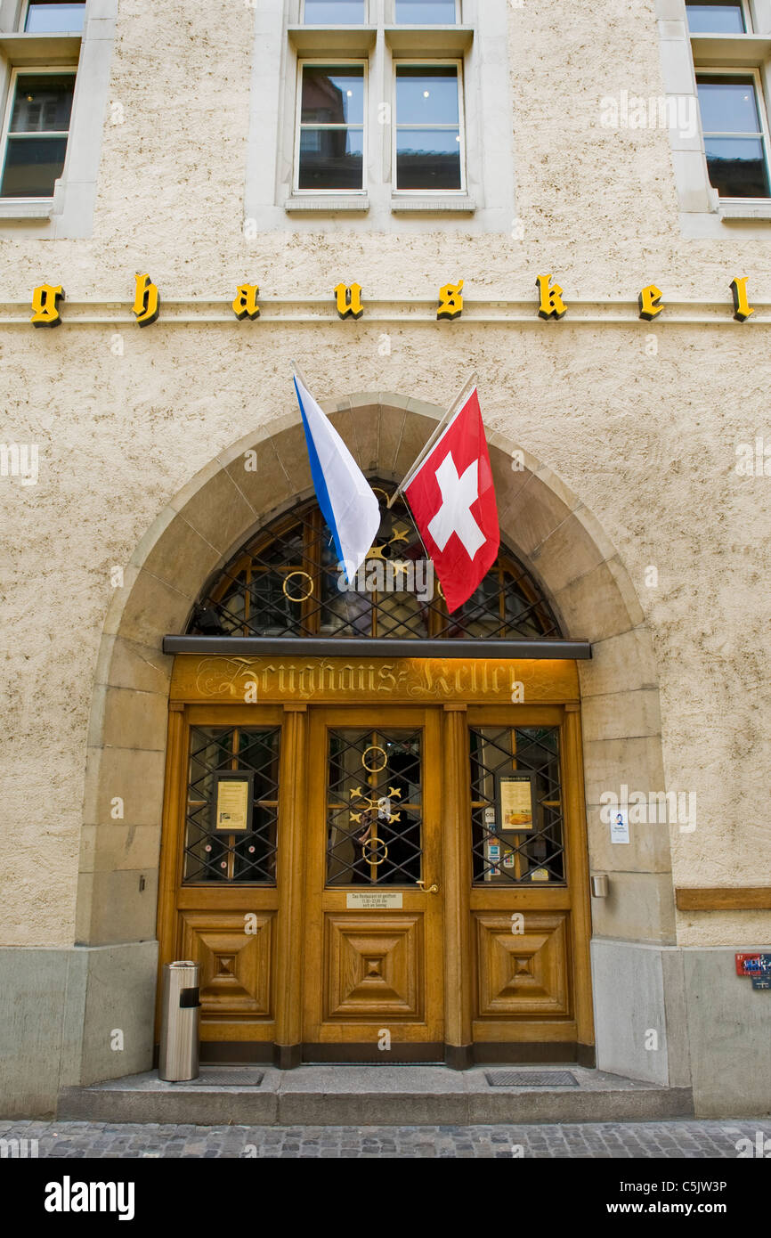 Zeughauskeller restaurant, Zurich, Switzerland Stock Photo - Alamy