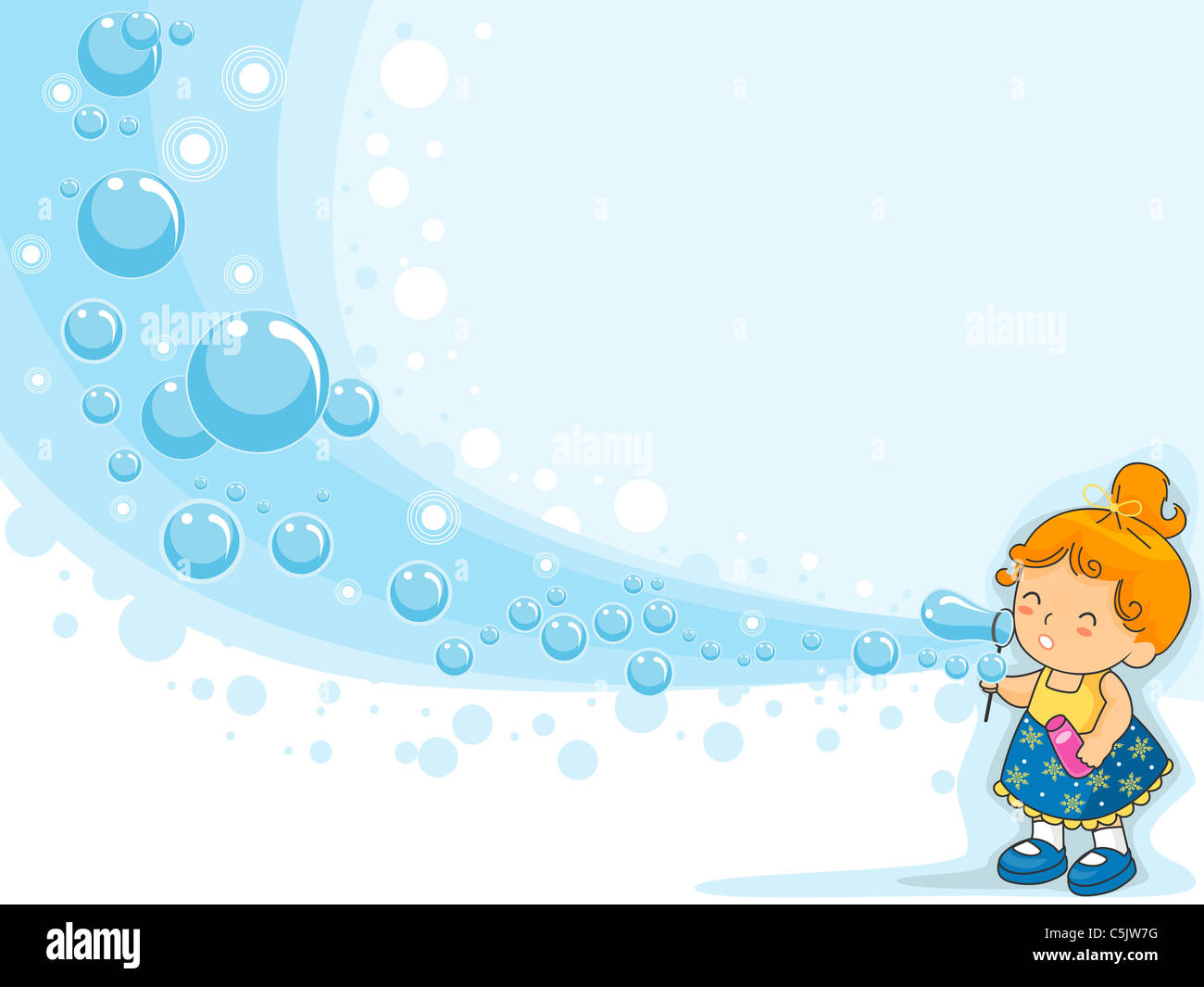 Blowing Bubbles Wallpaper