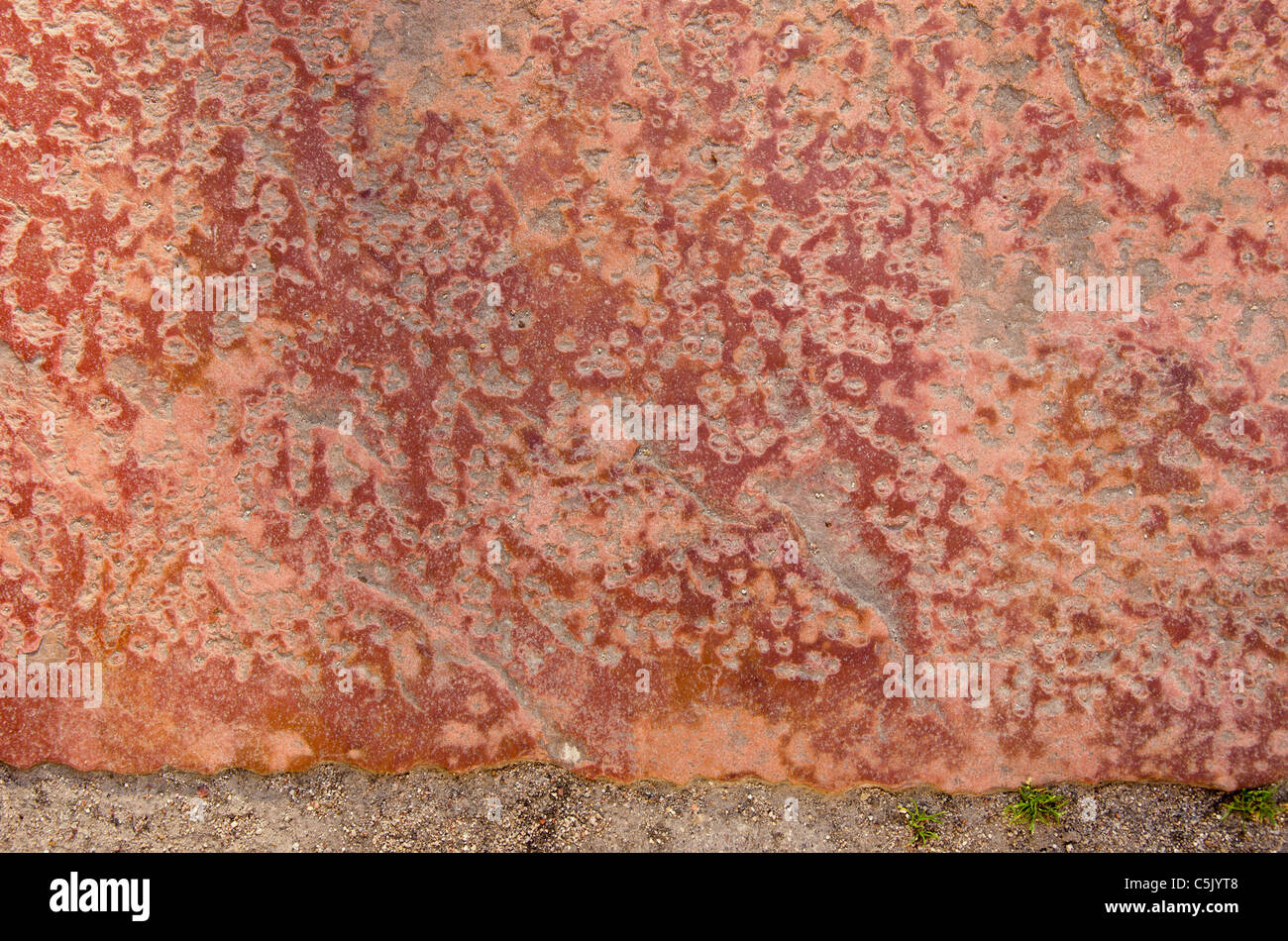 red granite old stair background and texture Stock Photo - Alamy