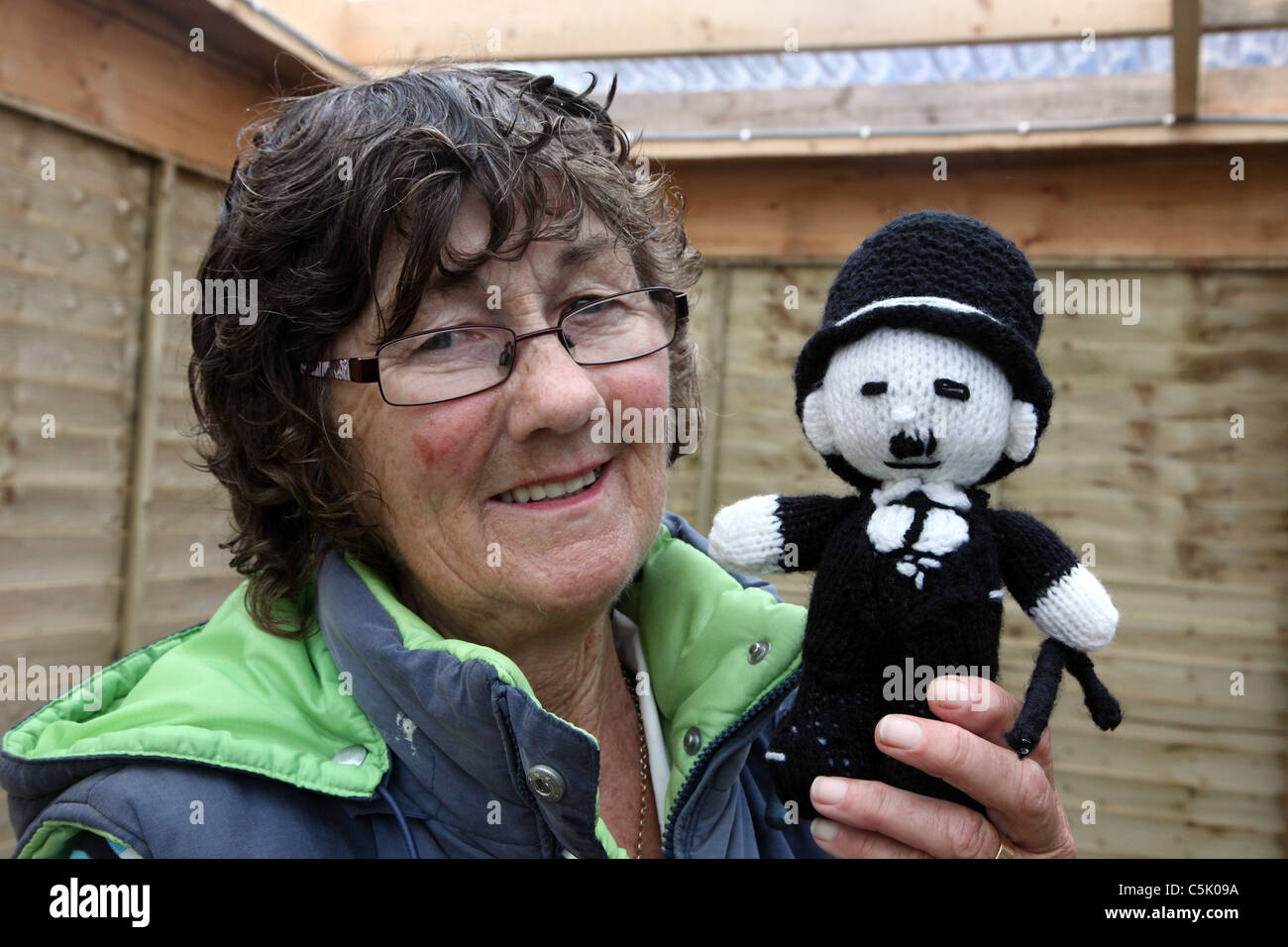 Handmade Charlie Chaplin doll on sale at Ballinskelligs Beach Cafe ...