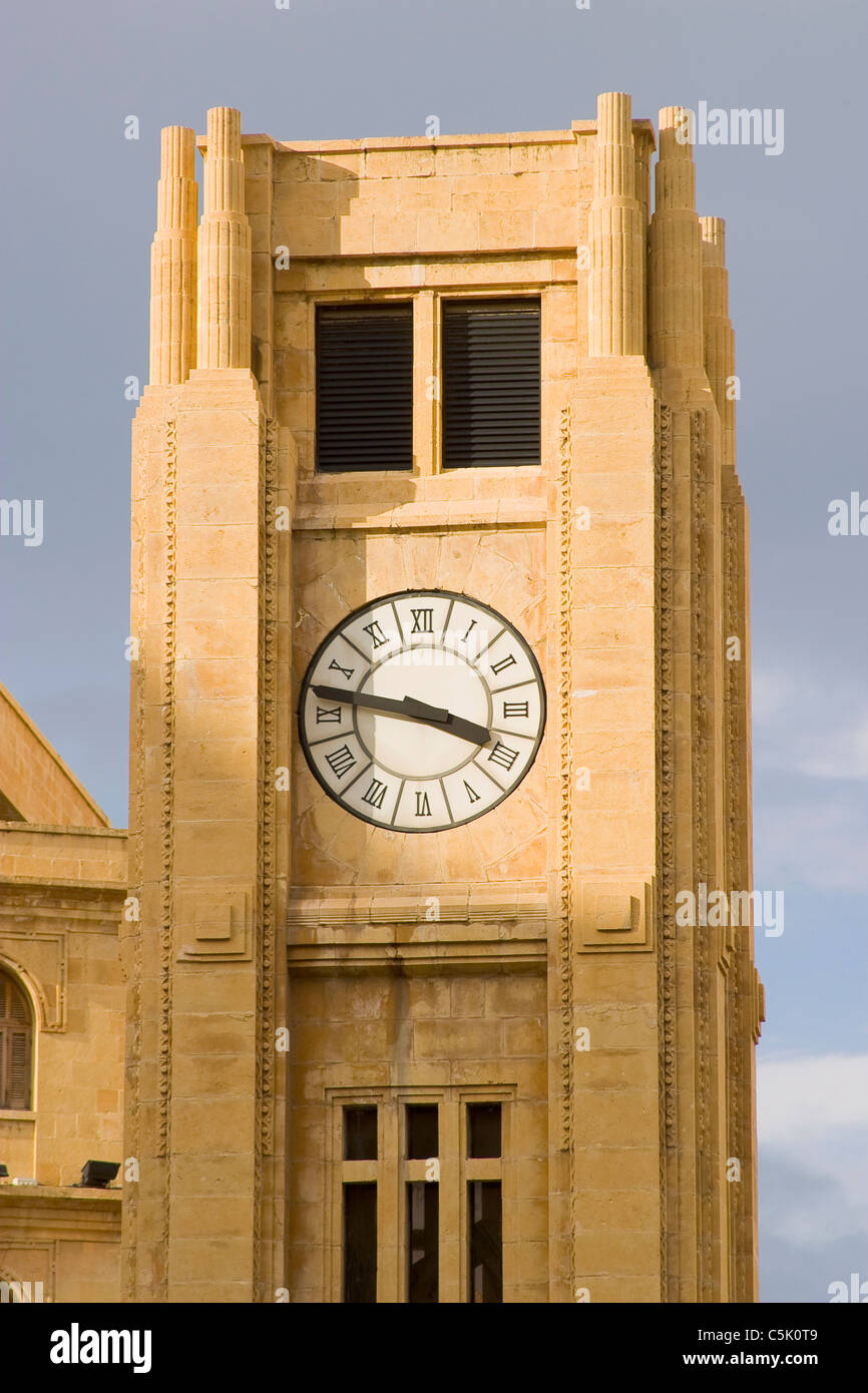 Clock tower in Place d'Etoile (Nejemah Square), Downtown, Beirut ...