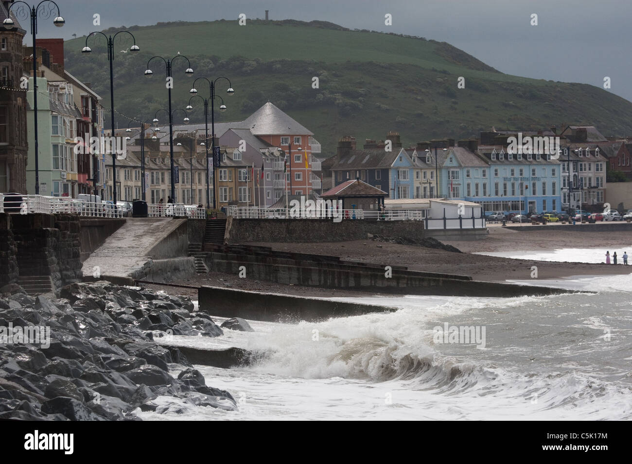 Aberystwyth seafront, Wales Stock Photo - Alamy