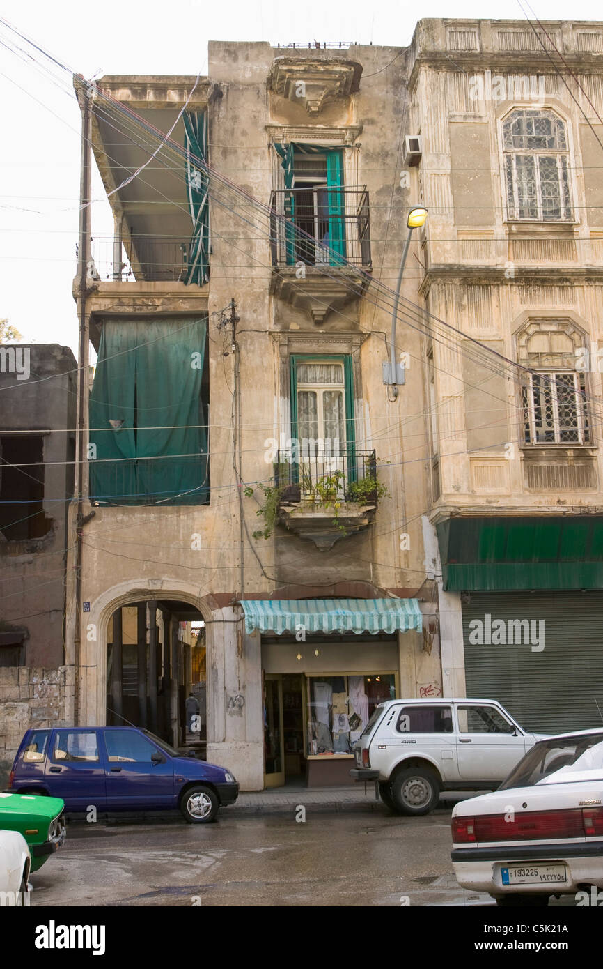 Old building, Beirut, Lebanon Stock Photo - Alamy Old building, Beirut, Lebanon Stock Photo - Alamy