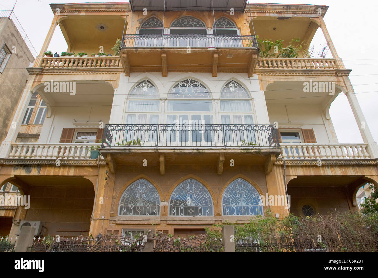 Classical old stone building, Beirut, Lebanon Stock Photo - Alamy