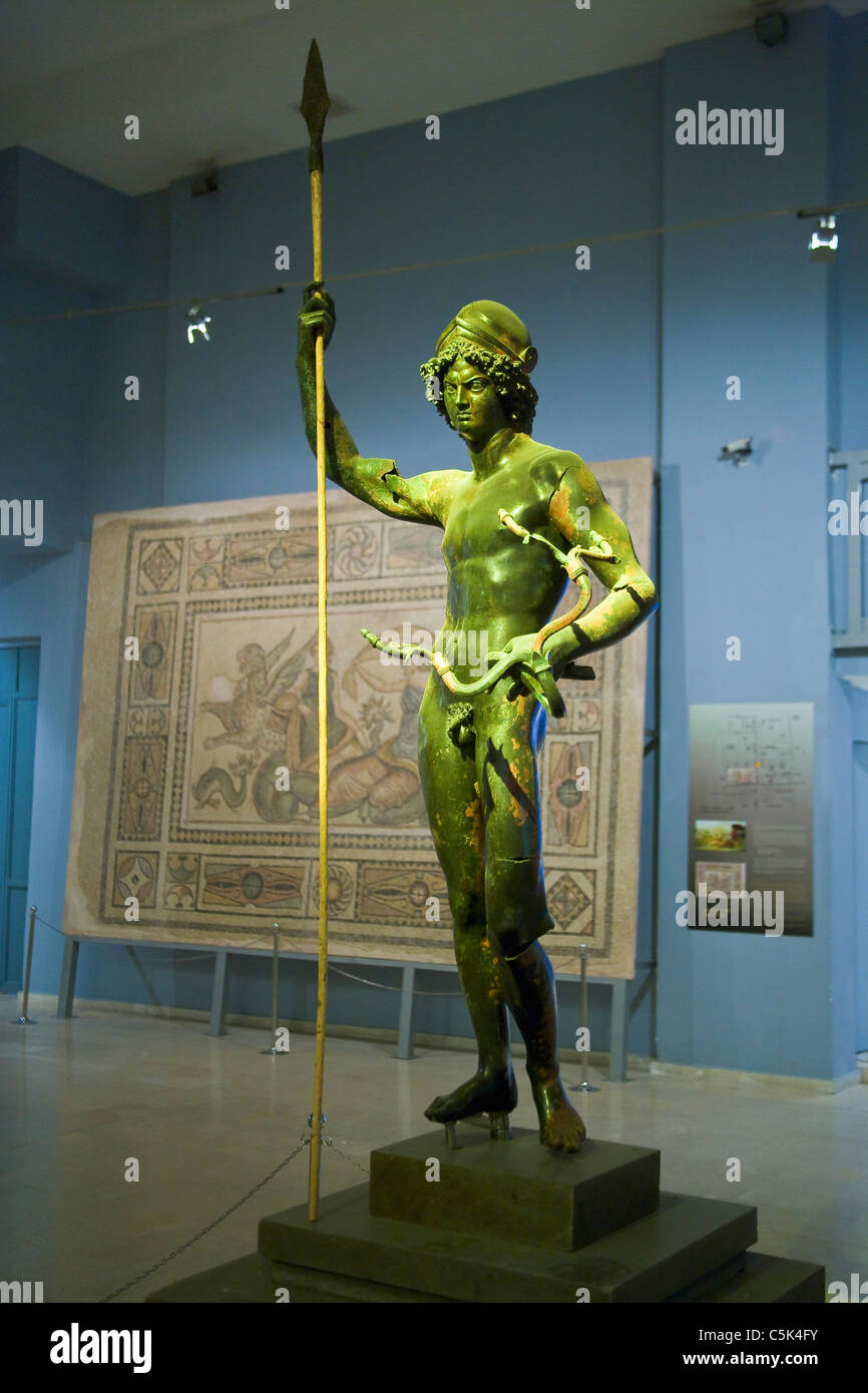 Bronze Mars (Ares) sculpture, Gaziantep Archaeology Museum, Antep ...