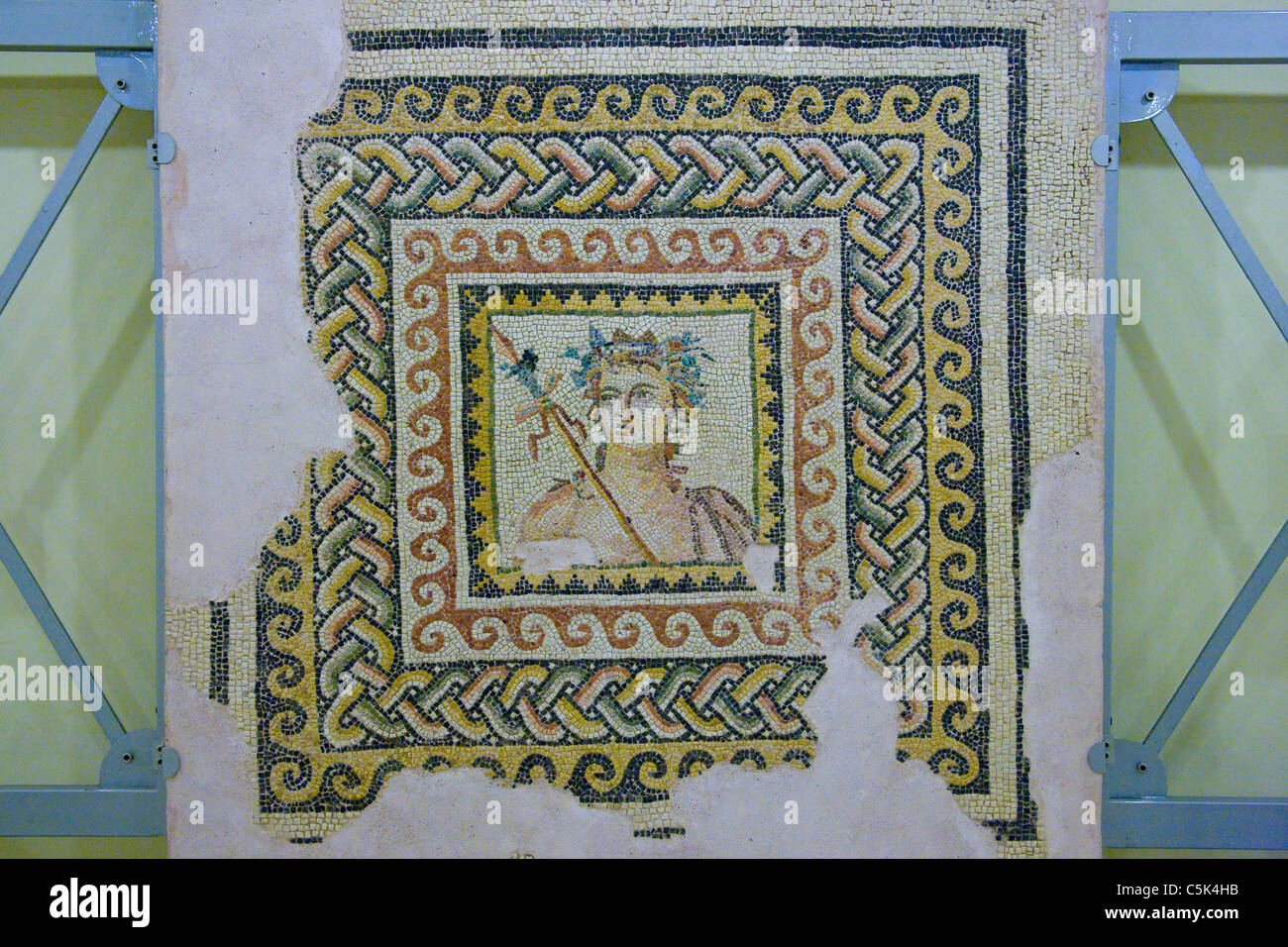 Dionysus (Bacchus) Mosaic at Gaziantep Archaeology Museum, Gaziantep ...