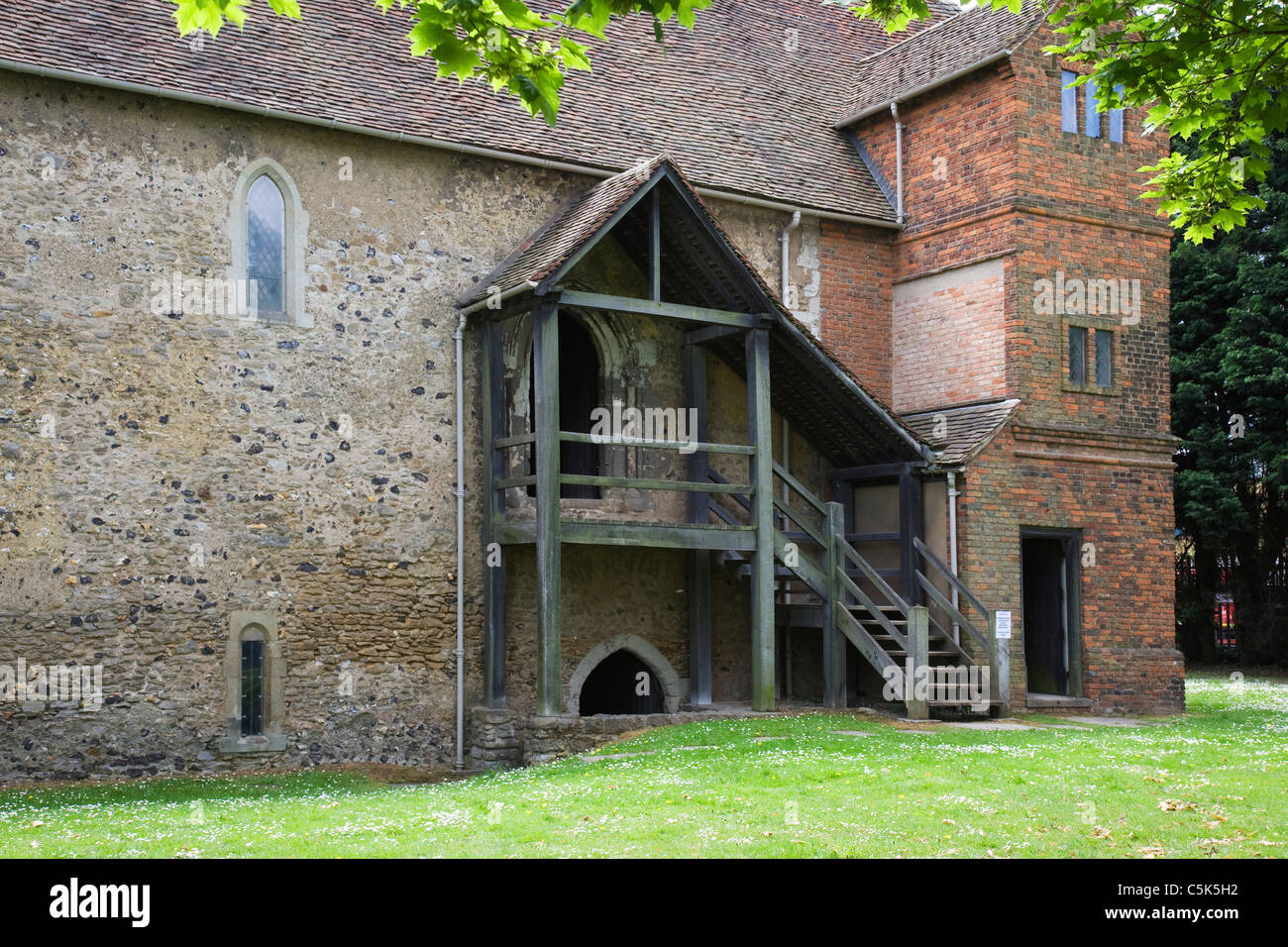 The "Temple Manor" at Strood in Kent, England, UK Stock Photo - Alamy