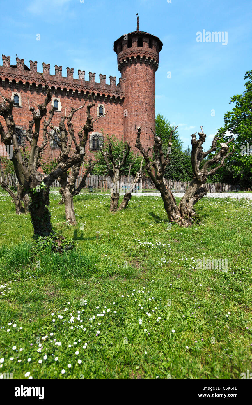 Medieval castle valentino park hi-res stock photography and images - Alamy