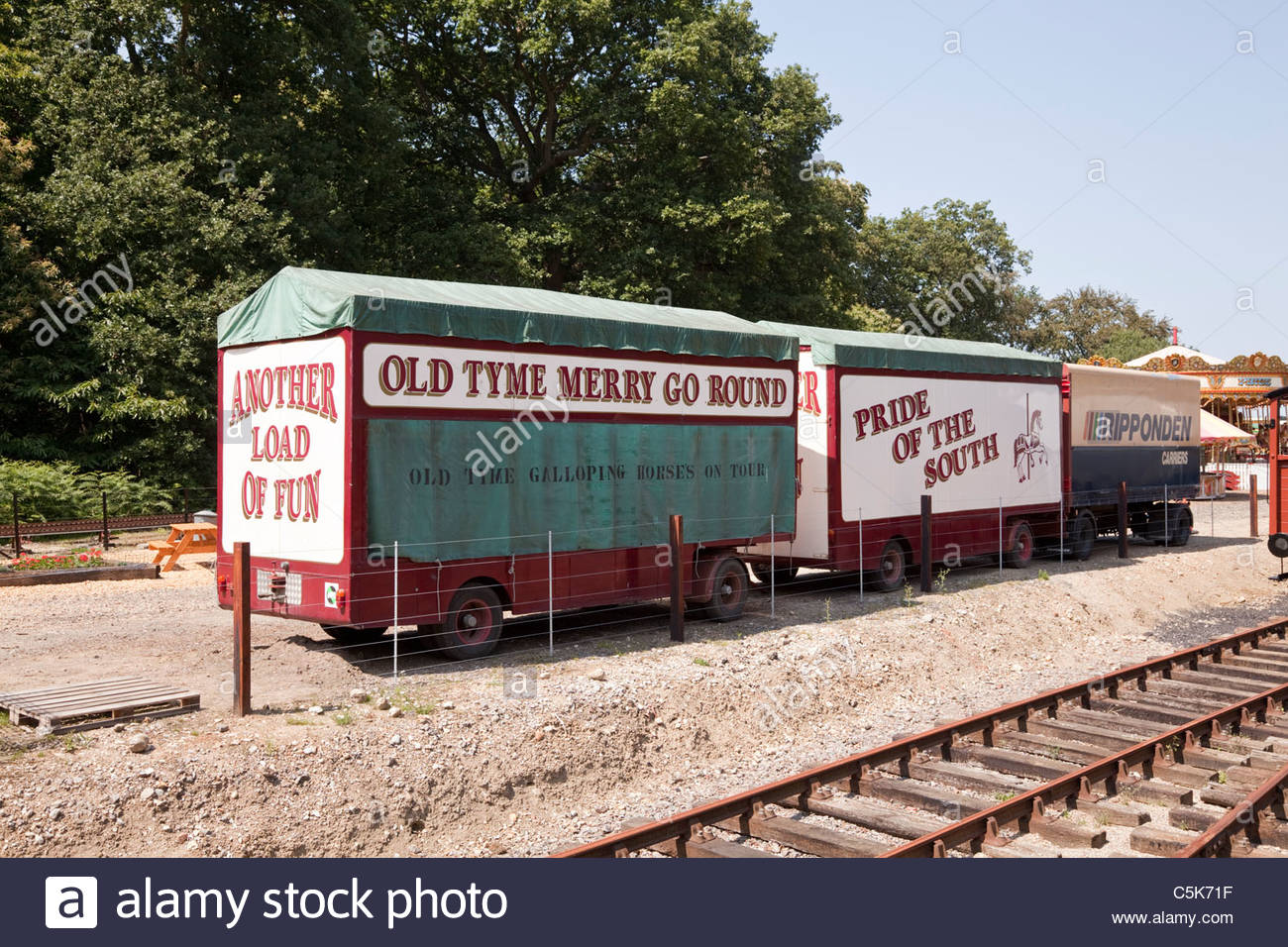 Fairground Lorry Stock Photos & Fairground Lorry Stock Images - Alamy
