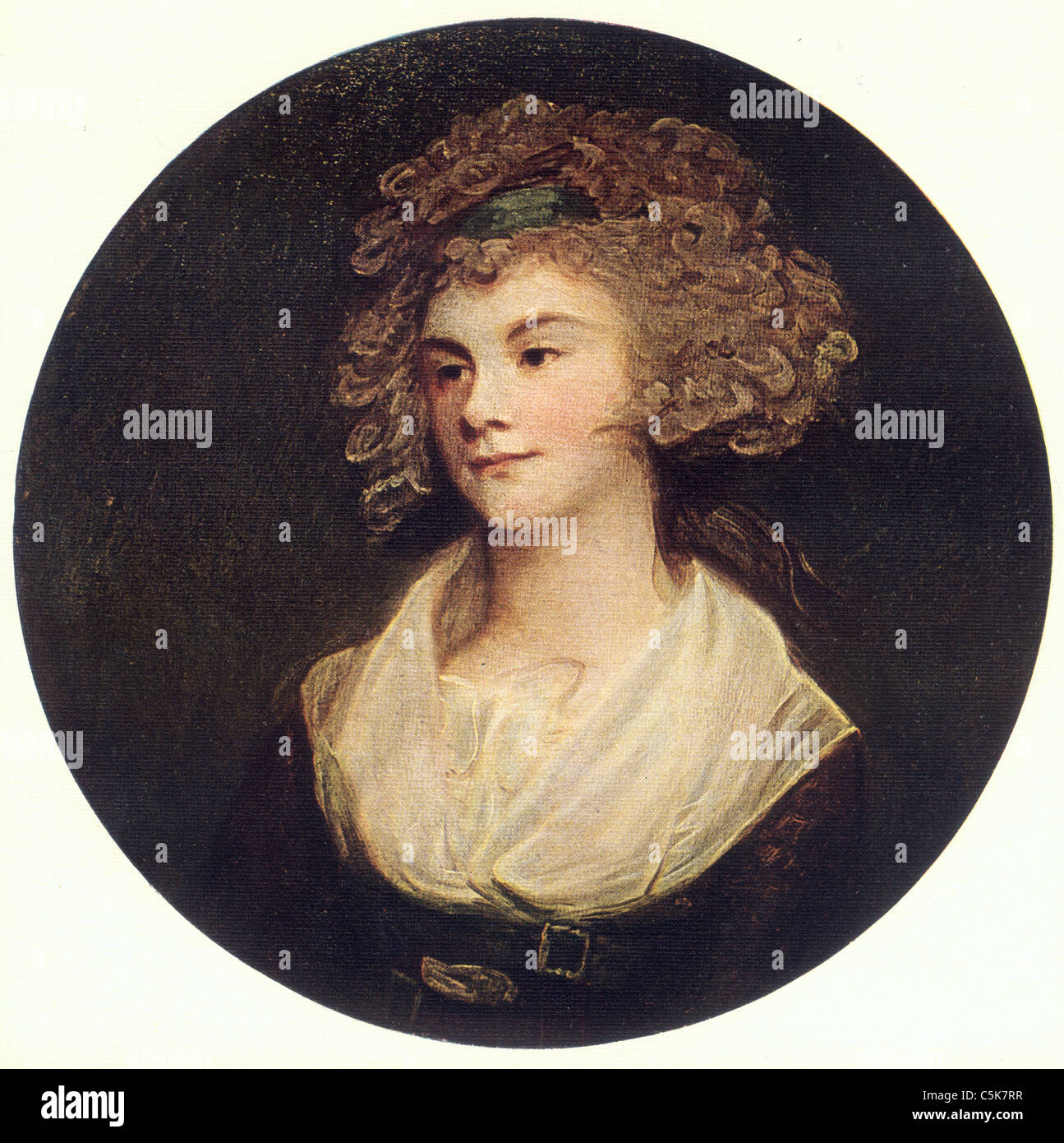 Painting by George Romney; "The Parson's Daughter"; English School; Oil ...